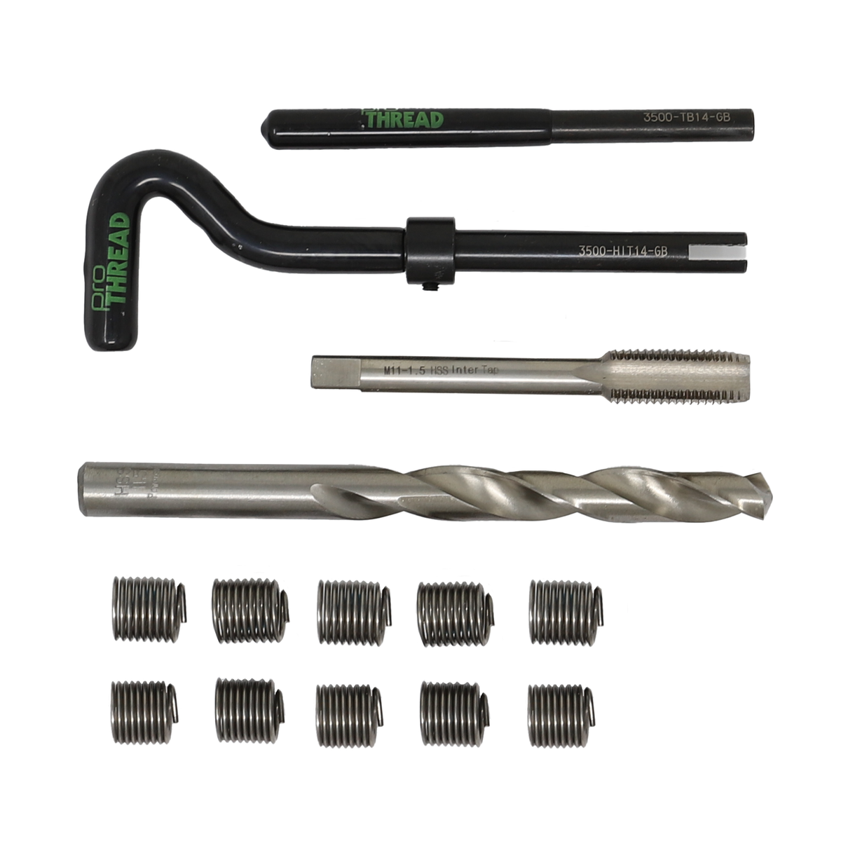 M11 X 1.5 Helicoil Kit 35119S Metric Head Bolt Thread Repair Kit Fit