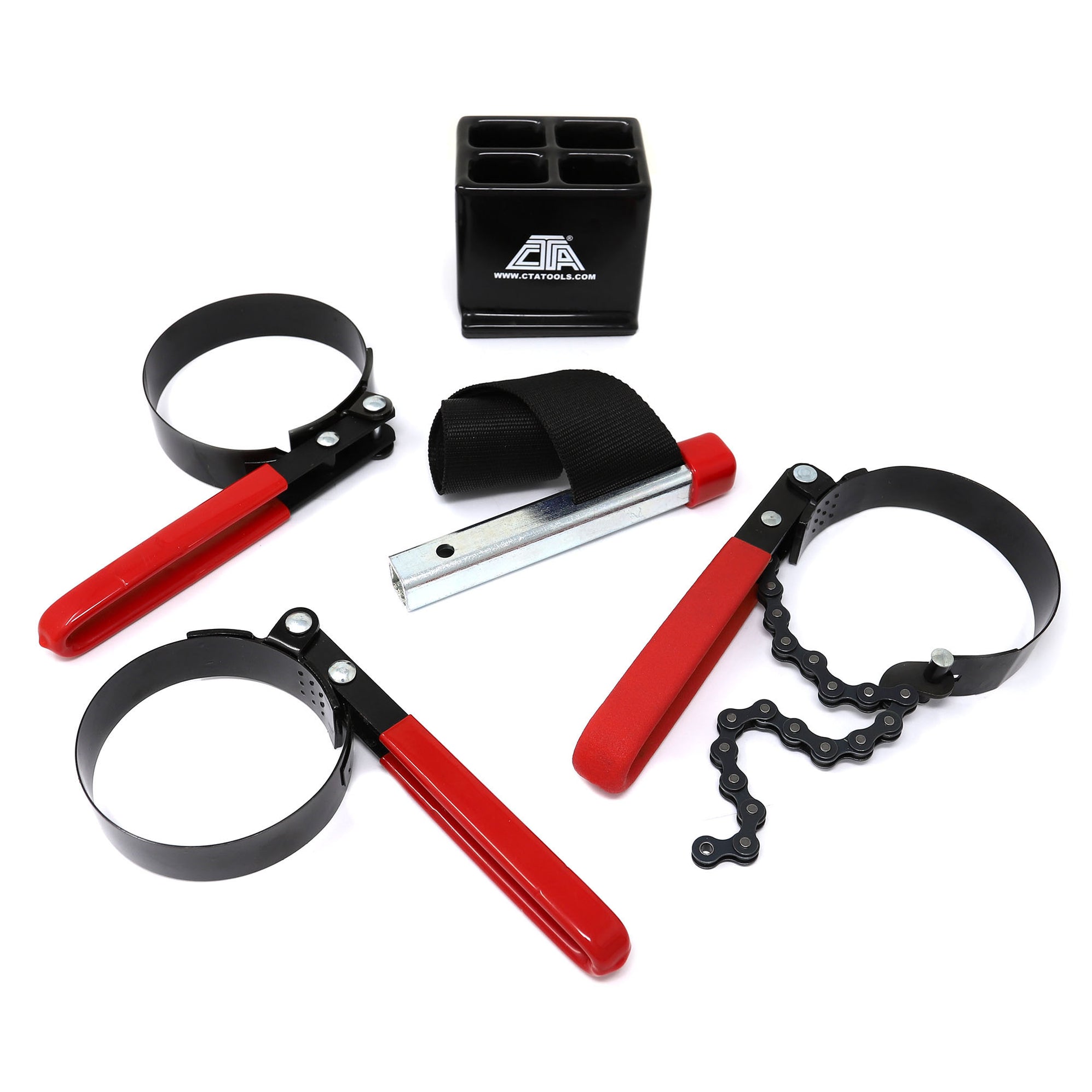 4324 - 4 Pc. DIY Oil Filter Wrench Kit w/ Stand — CTA Manufacturing