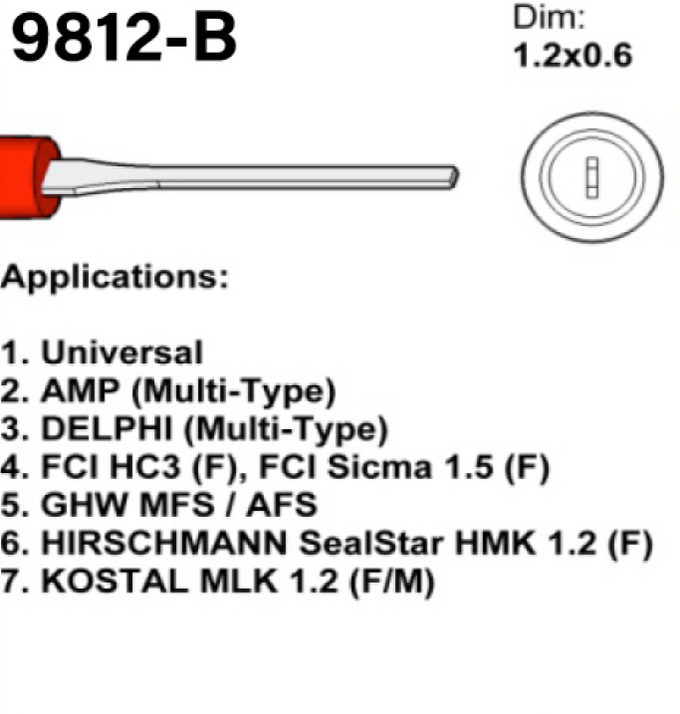 CTA Tools - 9812B - Terminal Tool "B" — CTA Manufacturing