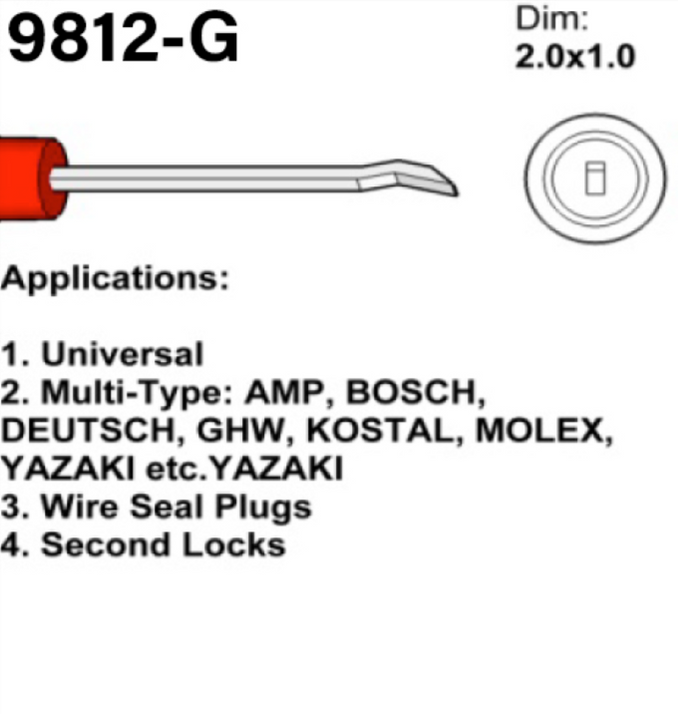 CTA Tools - 9812G - Terminal Tool "G" — CTA Manufacturing